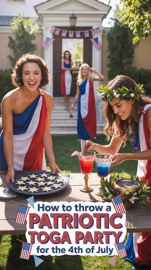 How to Throw a Patriotic Toga Party for the 4th of July – CelebrateShe