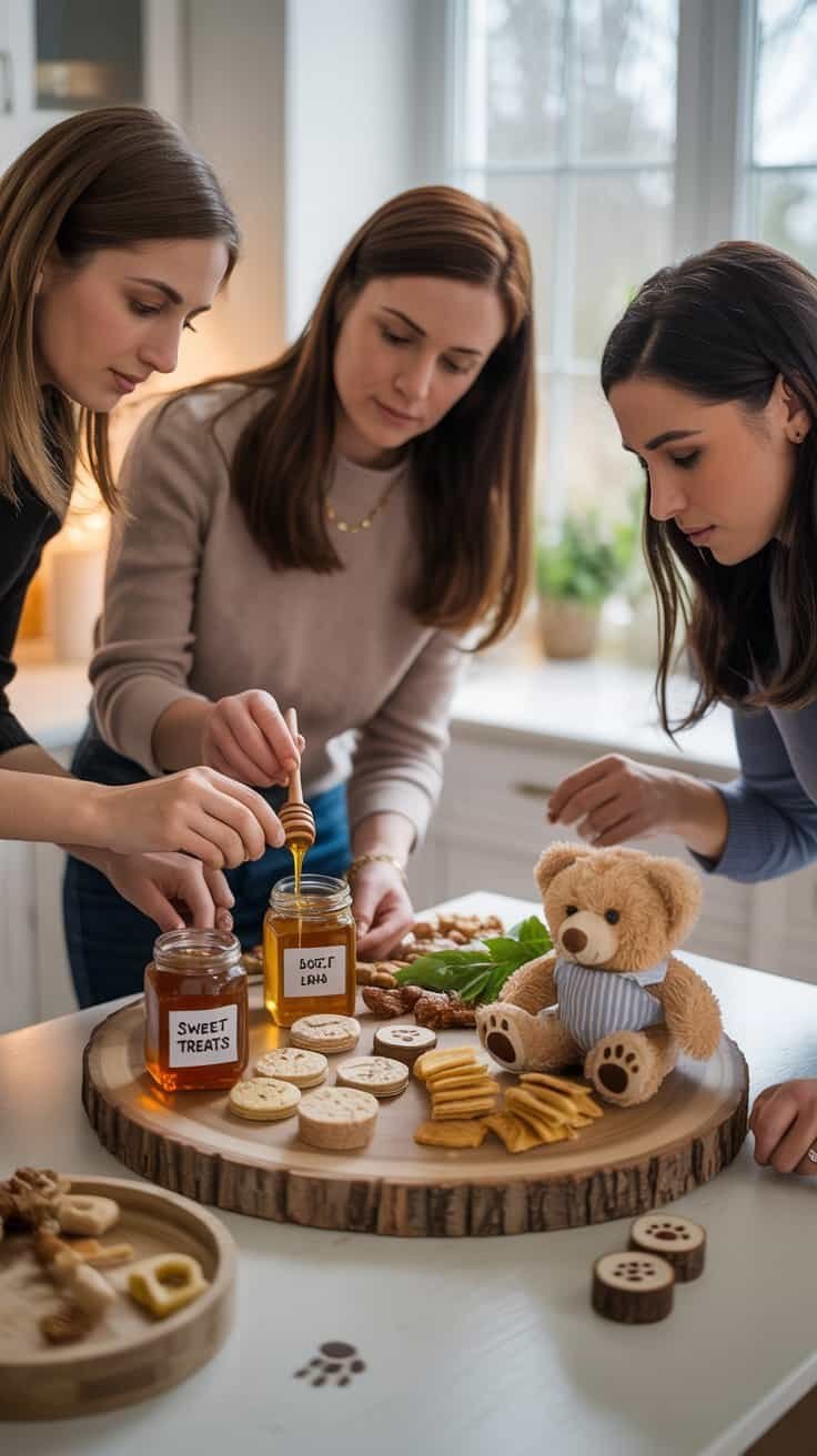 How to Build a Dessert Grazing Board for a Teddy Bear-Themed Party ...